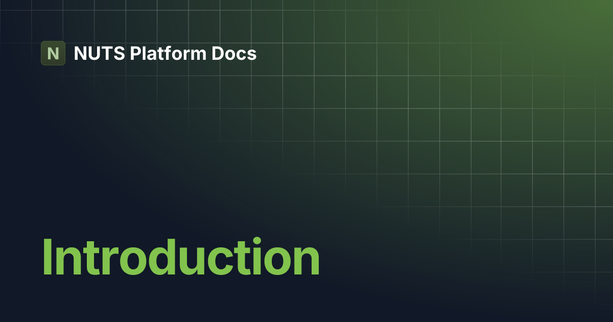 Introduction | NUTS Platform Docs