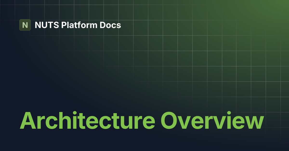 Architecture Overview | NUTS Platform Docs